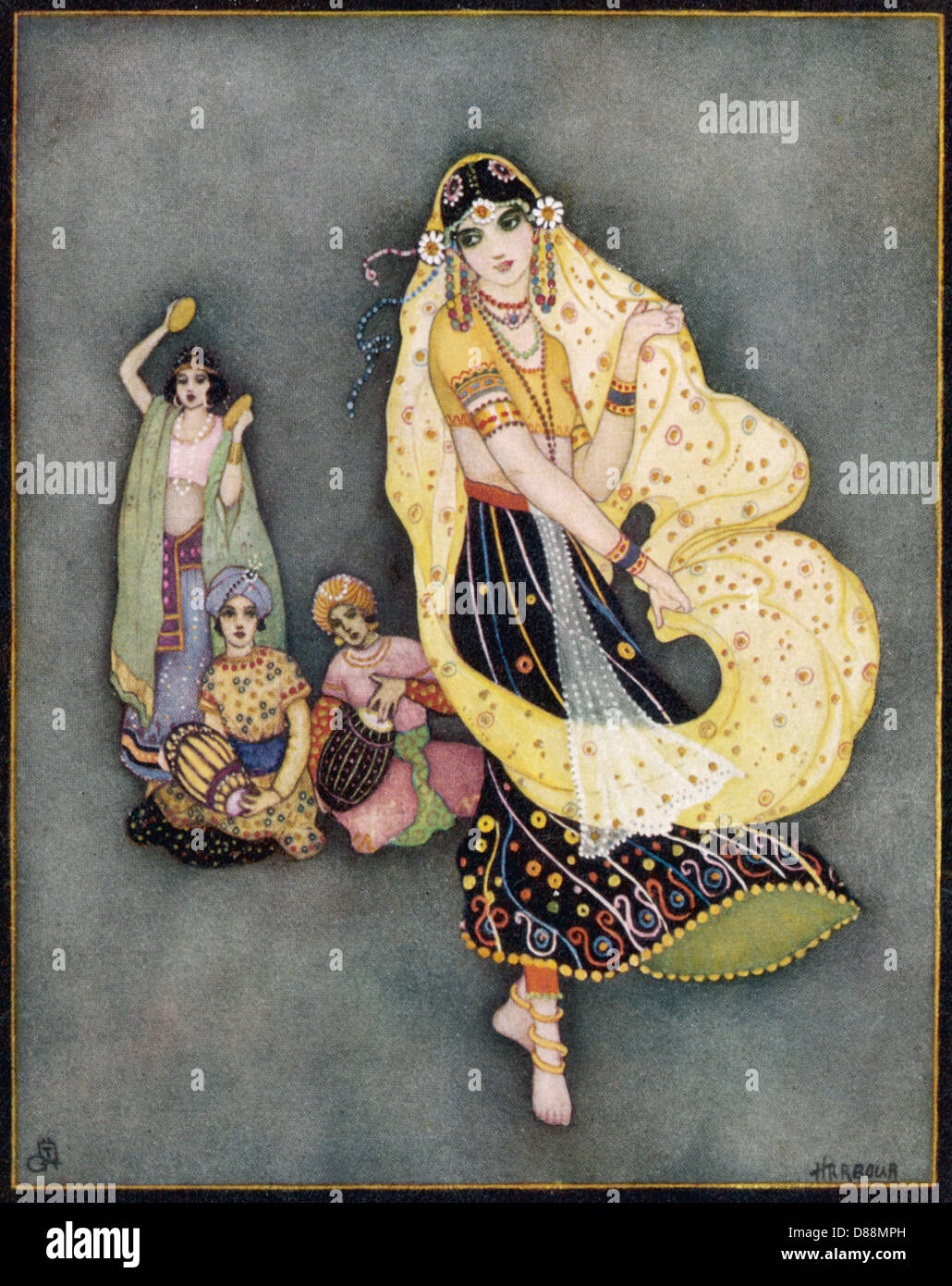 Nautch dance hi-res stock photography and images - Alamy