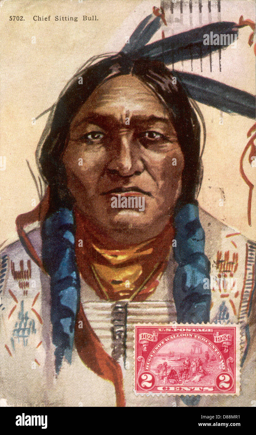 Native american leader sitting bull hi-res stock photography and images ...