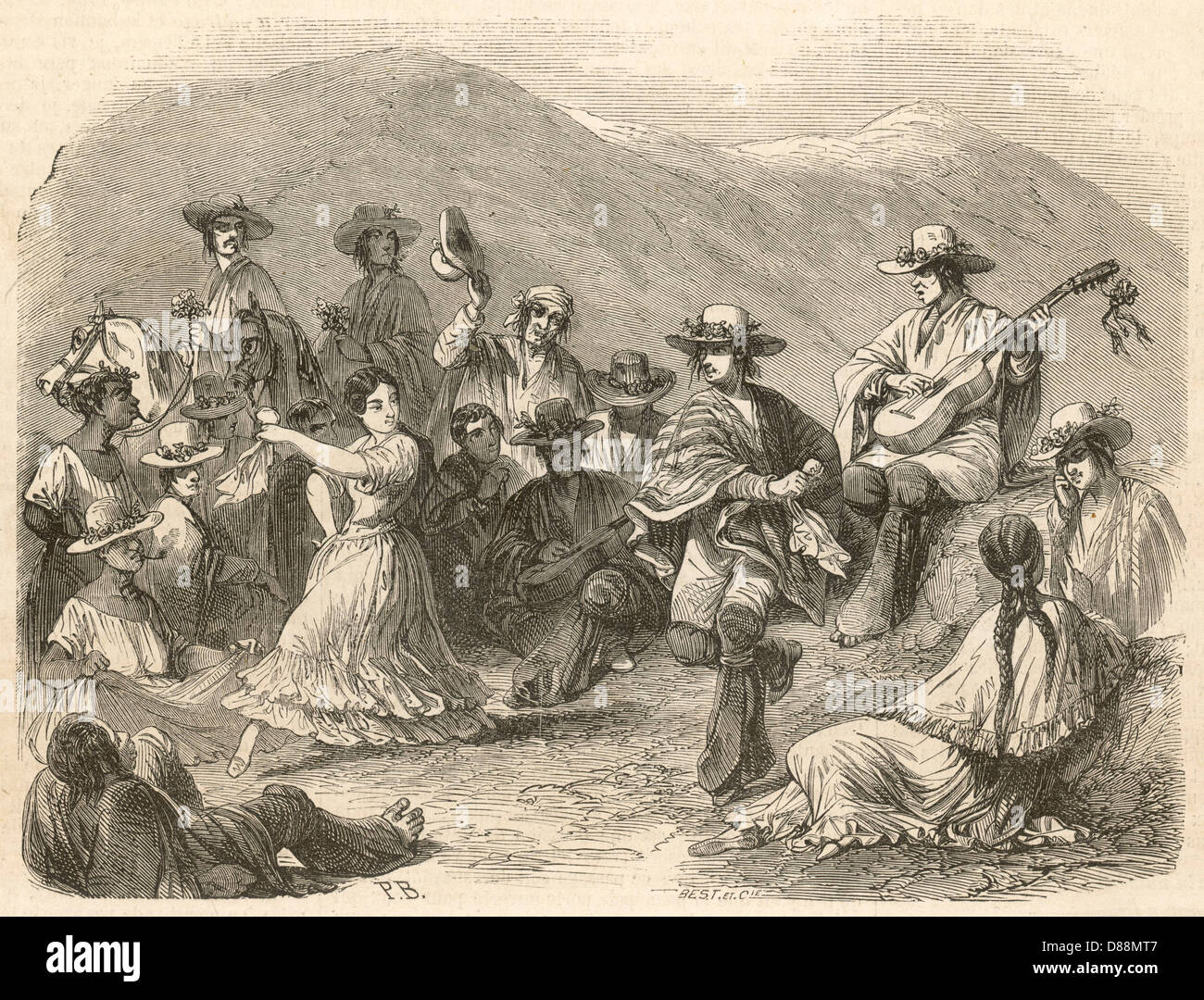 Samacueca hi-res stock photography and images - Alamy