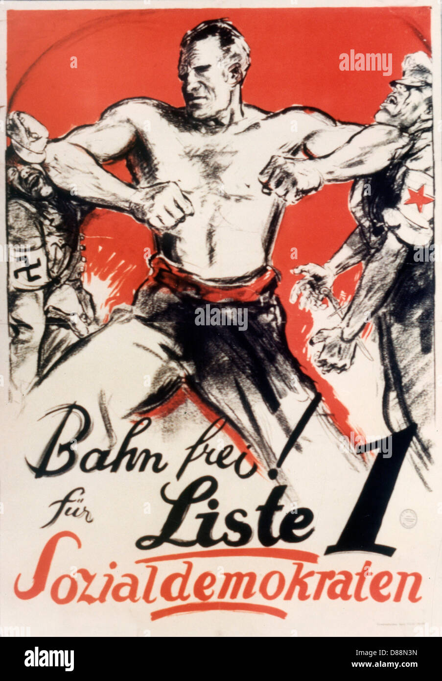 Spd Poster 1931 Stock Photo - Alamy