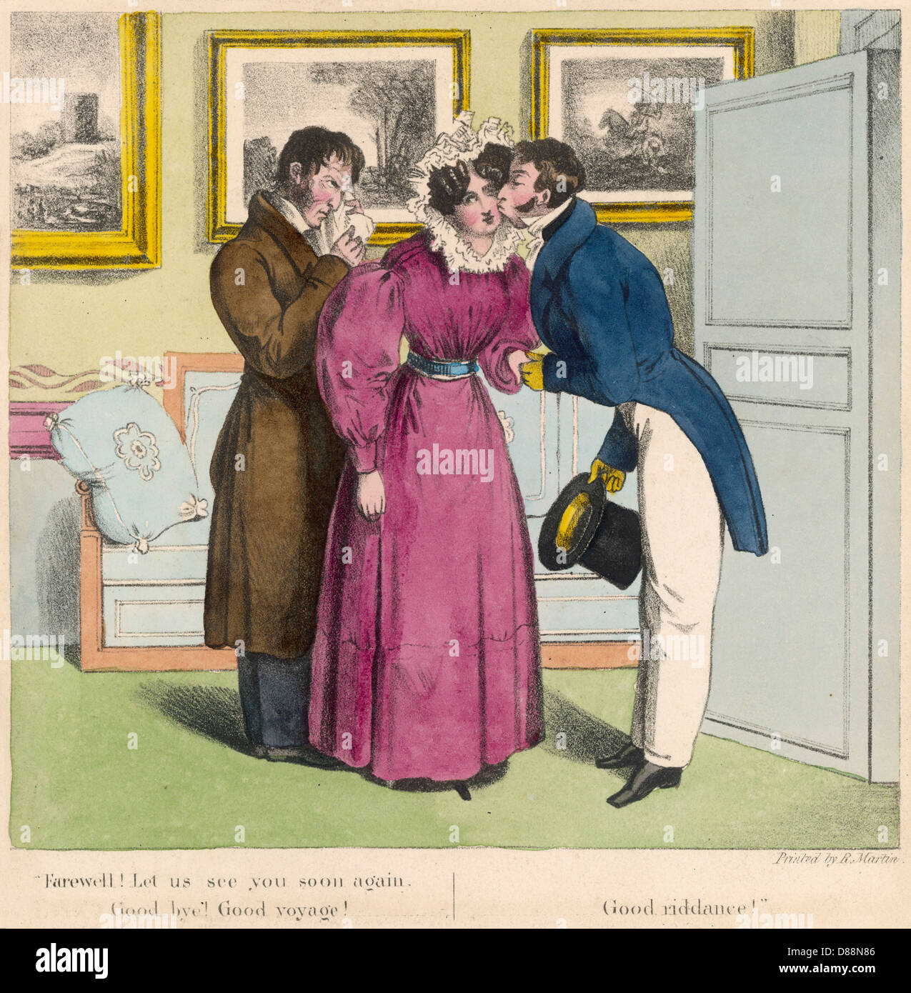 Farewell kiss hi-res stock photography and images - Alamy