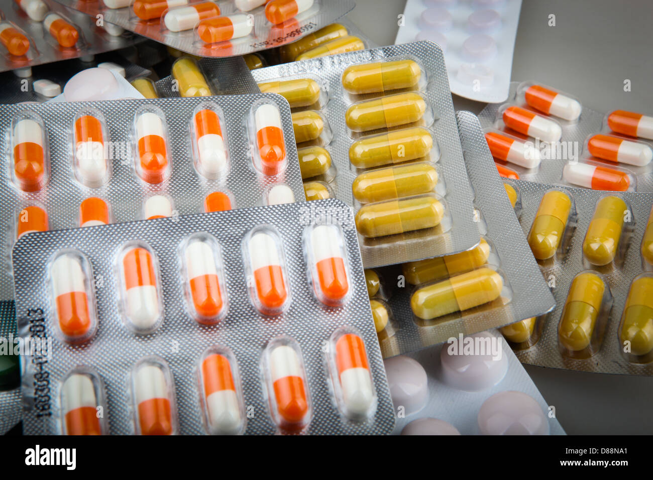 Pills assortment hi-res stock photography and images - Alamy