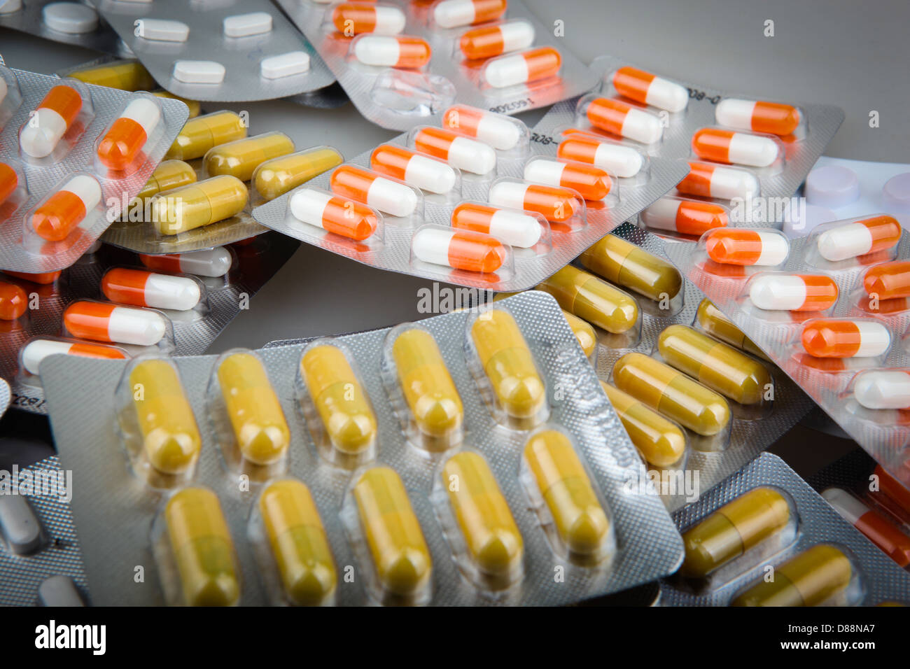 Pills assortment hi-res stock photography and images - Alamy