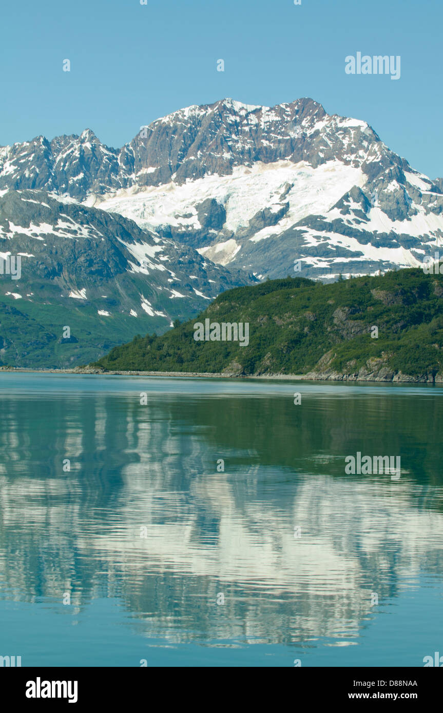 Reflections in Glacier Bay, Alaska, USA Stock Photo - Alamy
