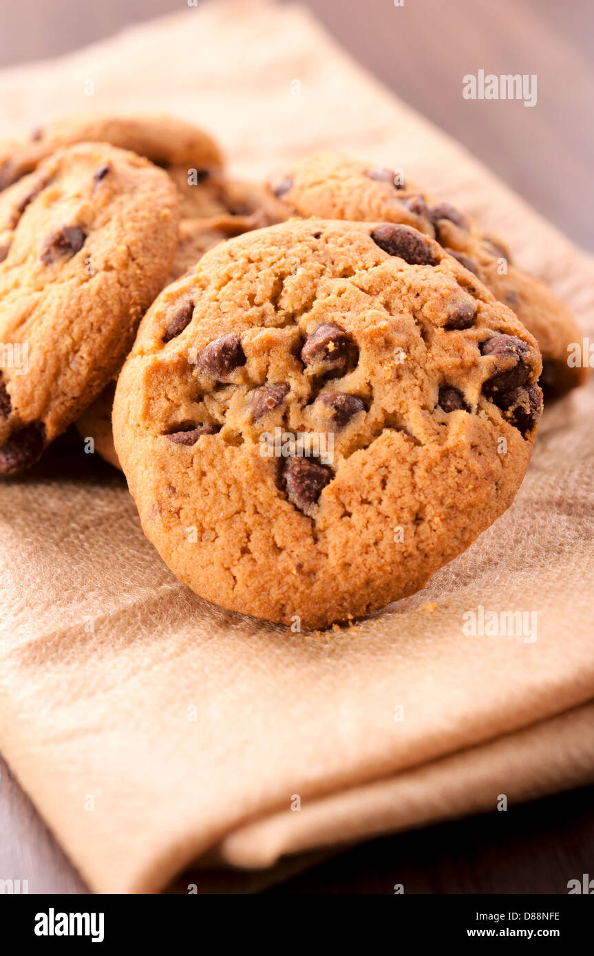 Homemade sweet chocolate cookies Stock Photo - Alamy