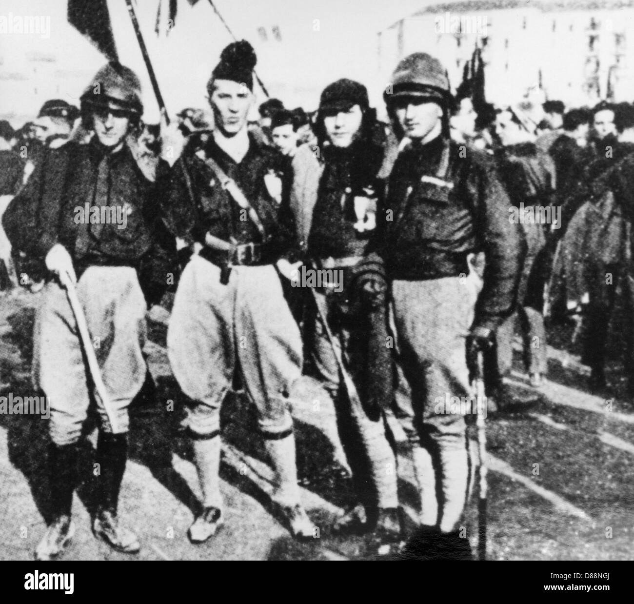 Benito mussolini rome march blackshirts hi-res stock photography and ...