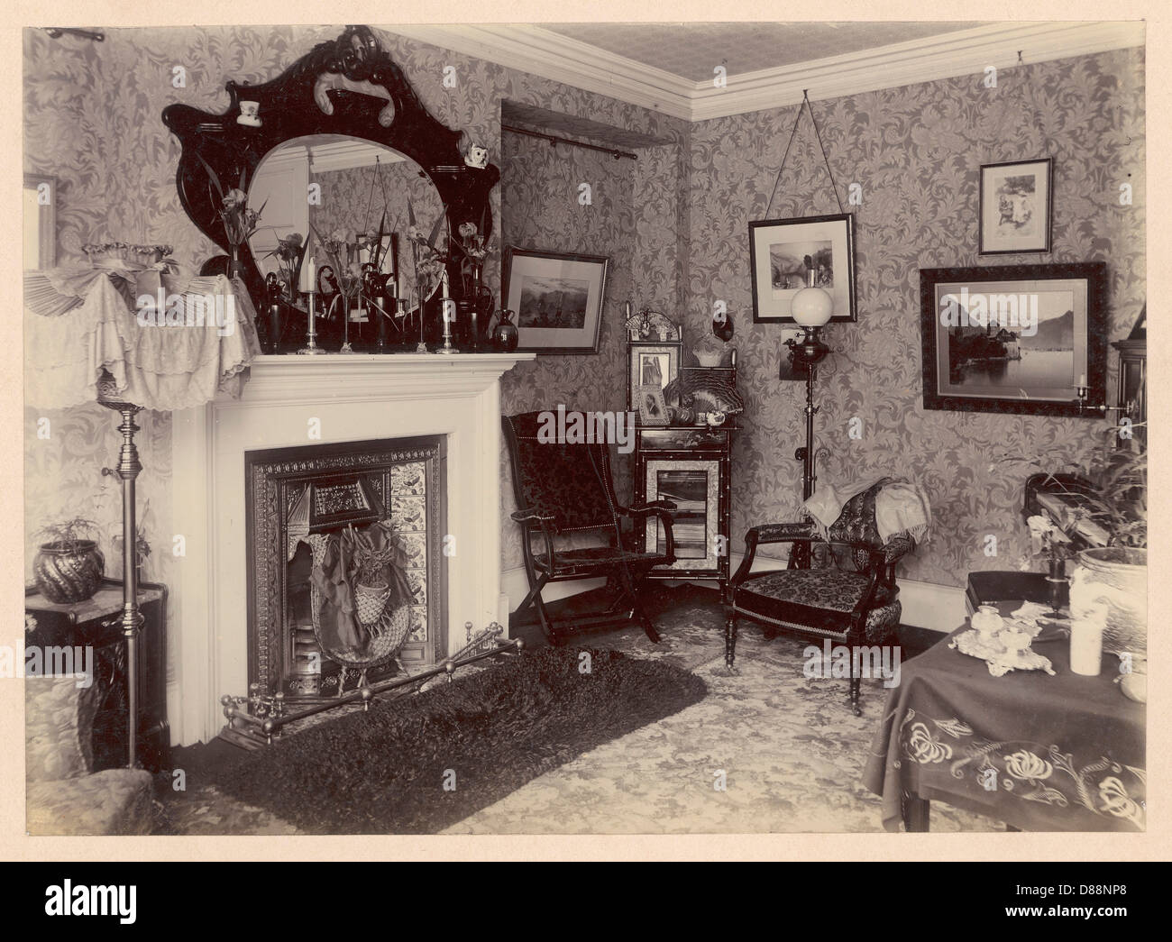 Middle Class Living Room High Resolution Stock Photography and Images ...