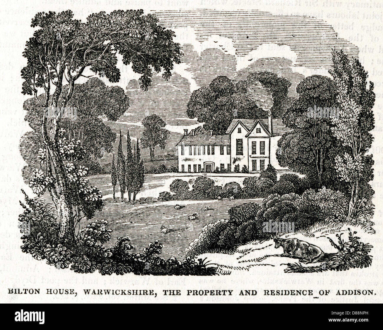 JOSEPH ADDISON - Bilton House Stock Photo - Alamy