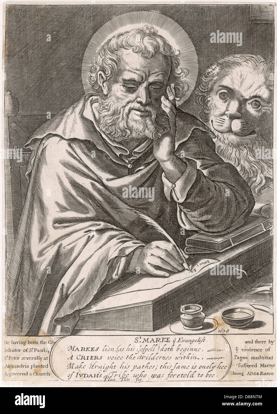 St mark writing hi-res stock photography and images - Alamy