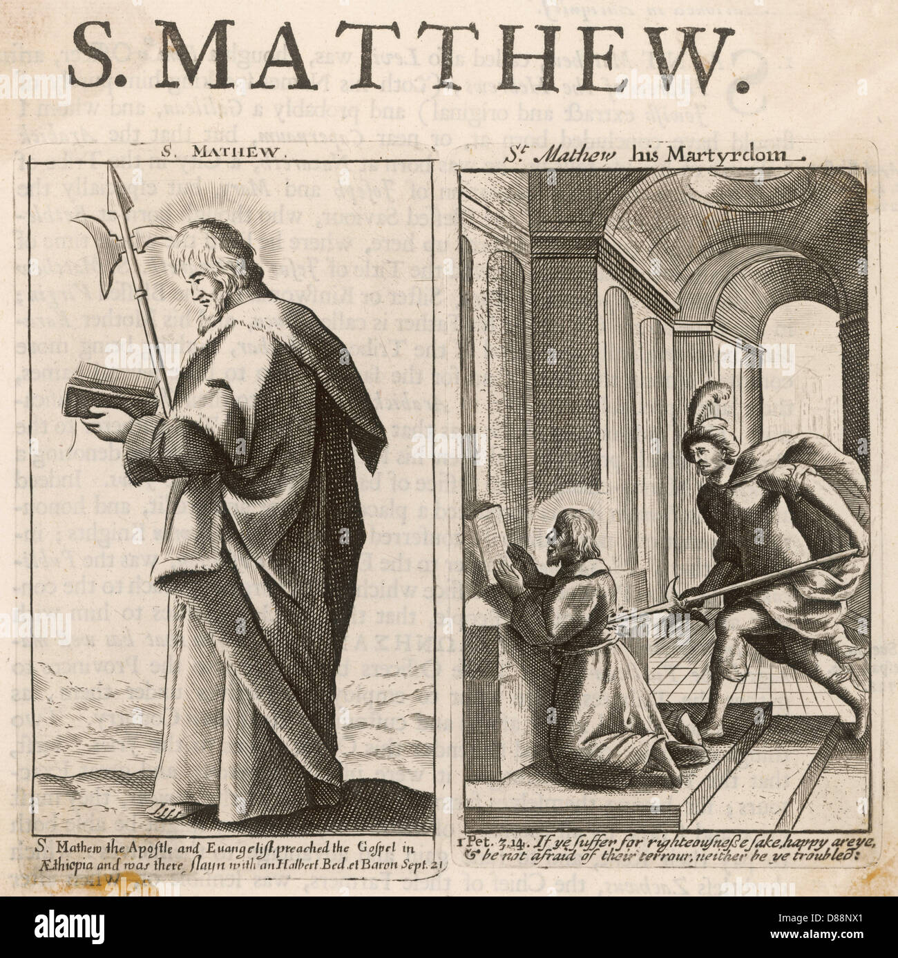 The martyrdom of saint matthew hi-res stock photography and images - Alamy