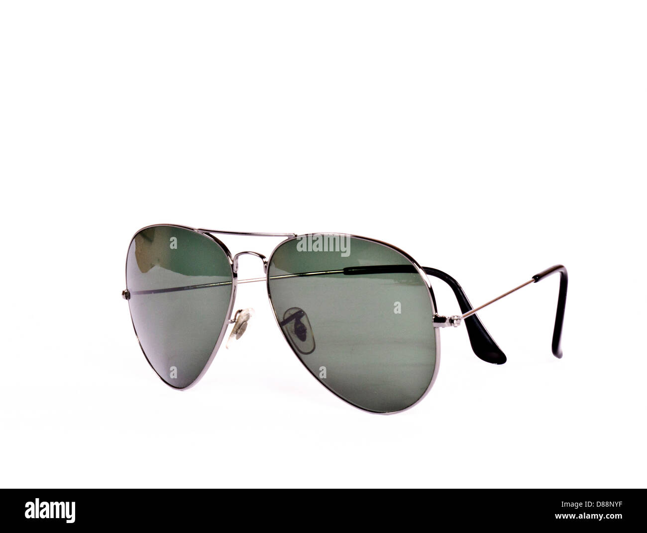 Retro aviator sunglasses isolated Stock Photo - Alamy