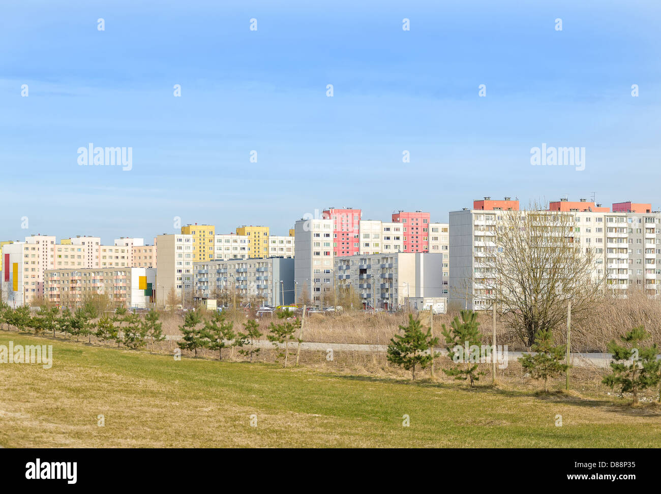 Soviet buildings in downtown Stock Photo - Alamy