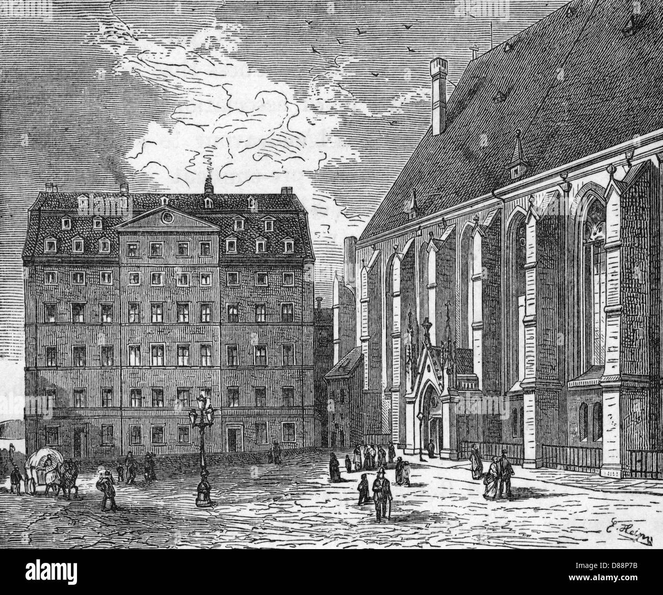 JS BACH/LEIPZIG HOUSE Stock Photo - Alamy