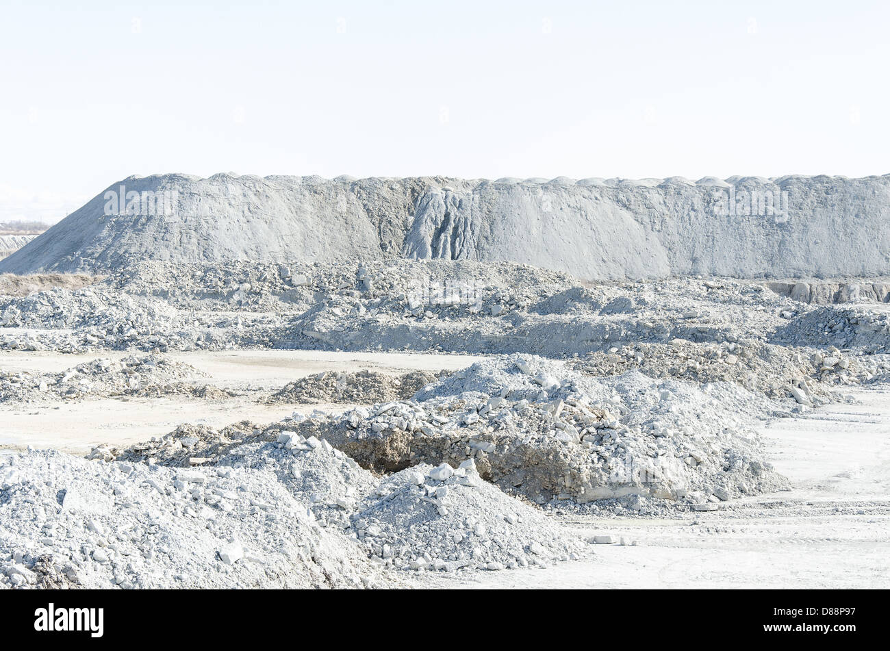 Empty stone pit Stock Photo - Alamy