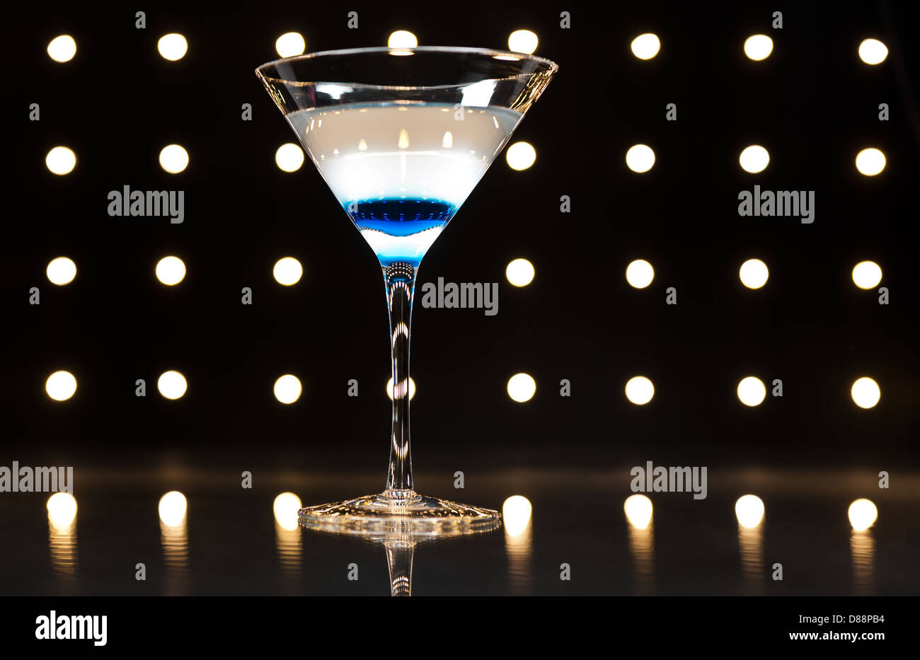 vodka martini on the disco dance floor Stock Photo - Alamy