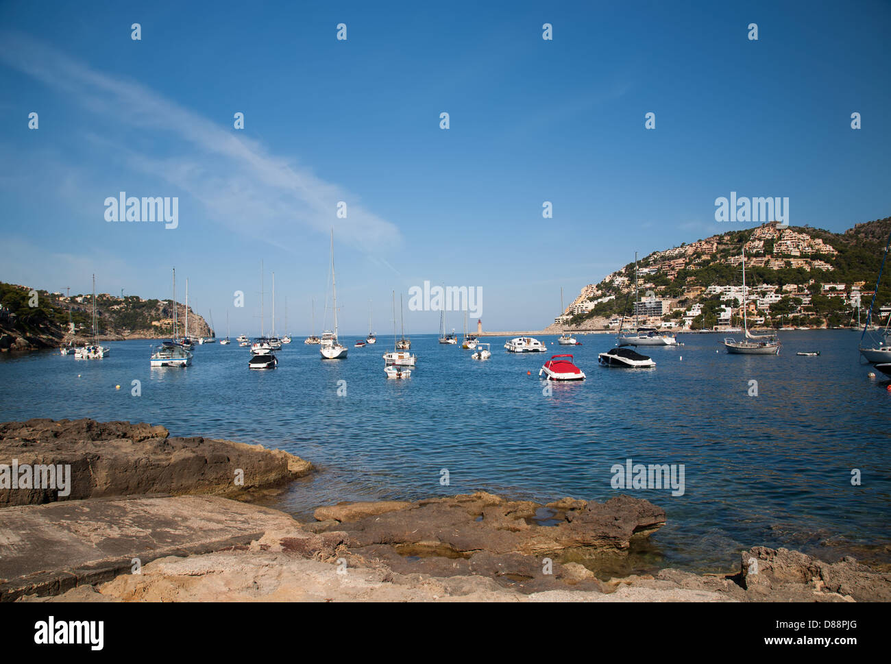 Mallorca island Spain Mediterranean view Stock Photo - Alamy