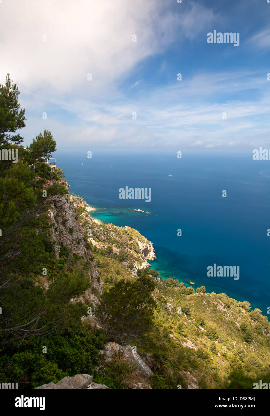 Mallorca island Spain Mediterranean view Stock Photo - Alamy
