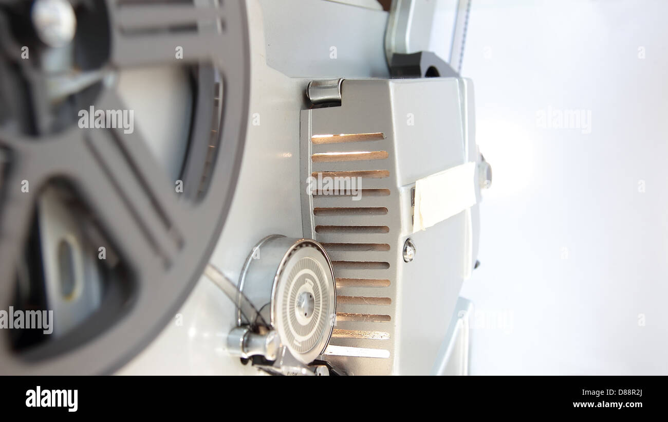 retro super 8 film projector Stock Photo - Alamy