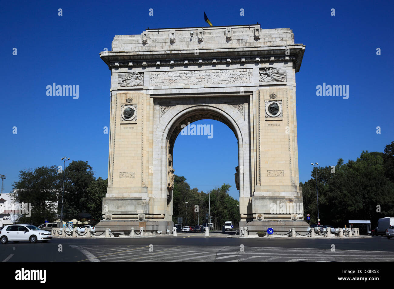 Arcul de Triumf is a triumphal arch located in the northern part of ...