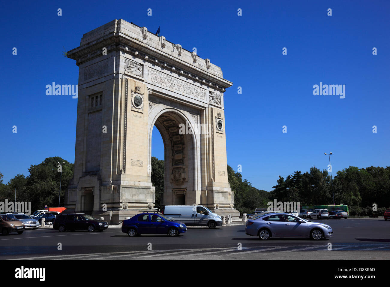 Arcul de Triumf is a triumphal arch located in the northern part of ...