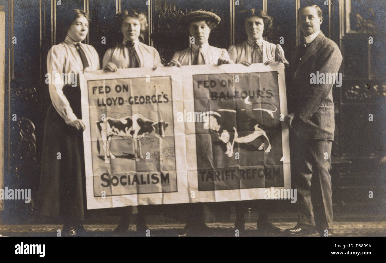 TORY SUPPORTERS & POSTER Stock Photo - Alamy