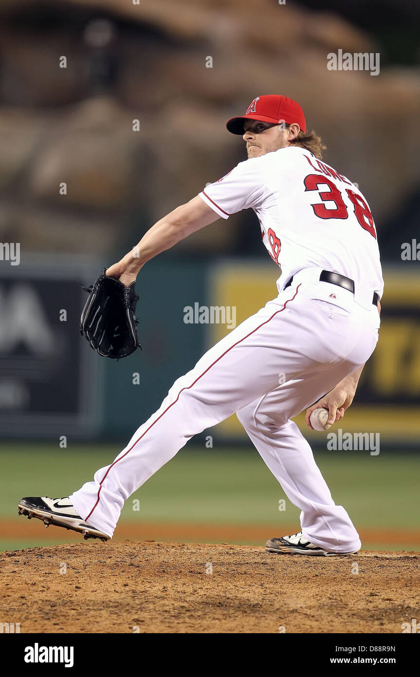 Anaheim, California, USA. 21st May 2013. Los Angeles Angels relief ...