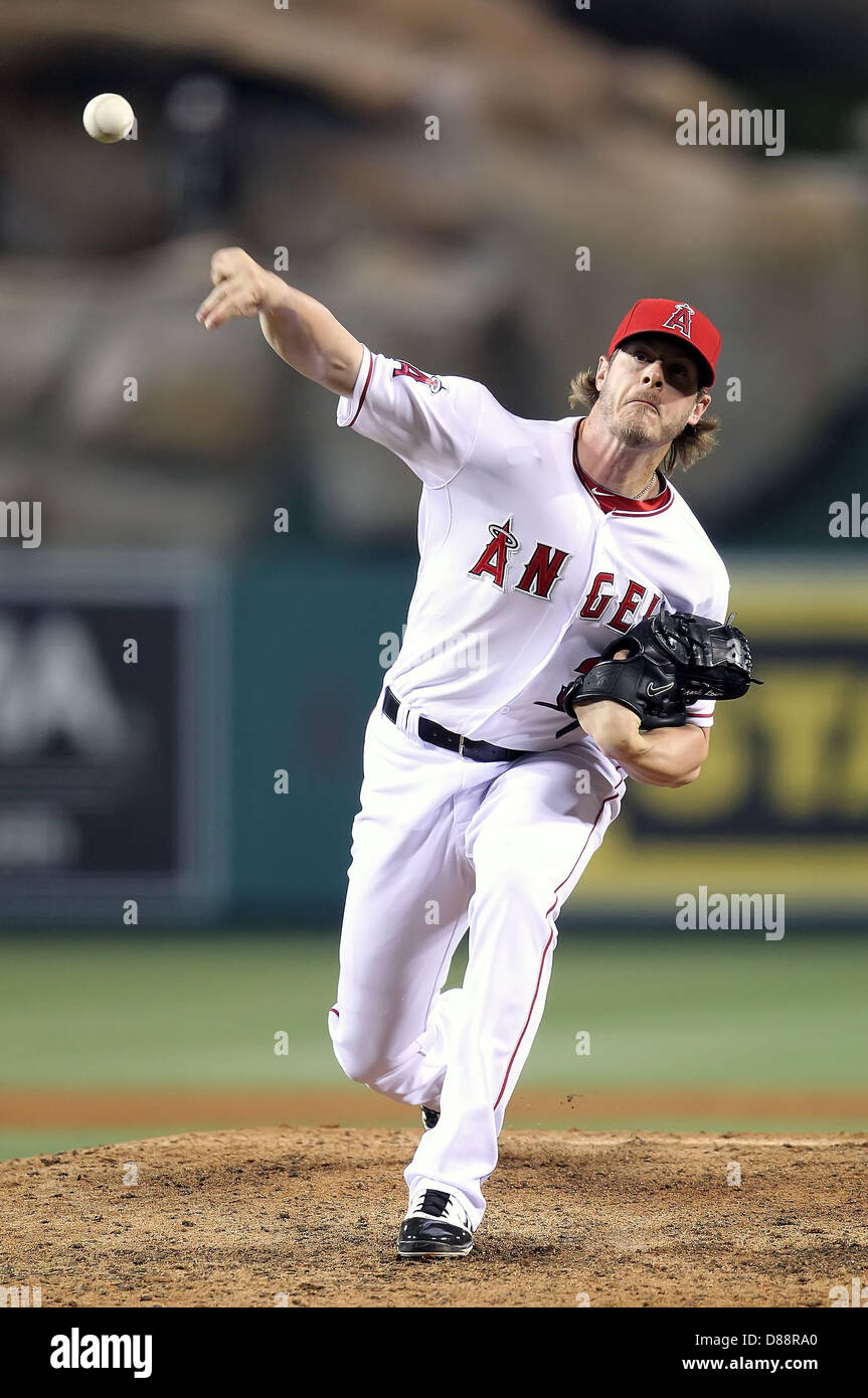 Anaheim, California, USA. 21st May 2013. Los Angeles Angels relief ...