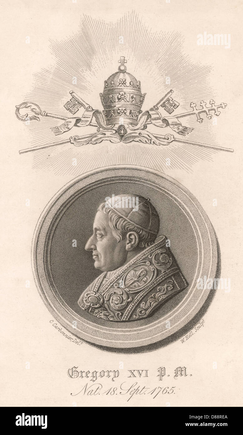 POPE GREGORIUS XVI Stock Photo - Alamy