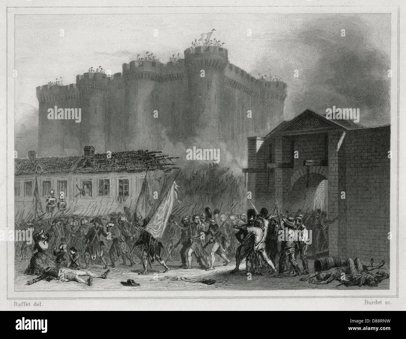 FALL OF THE BASTILLE Stock Photo - Alamy