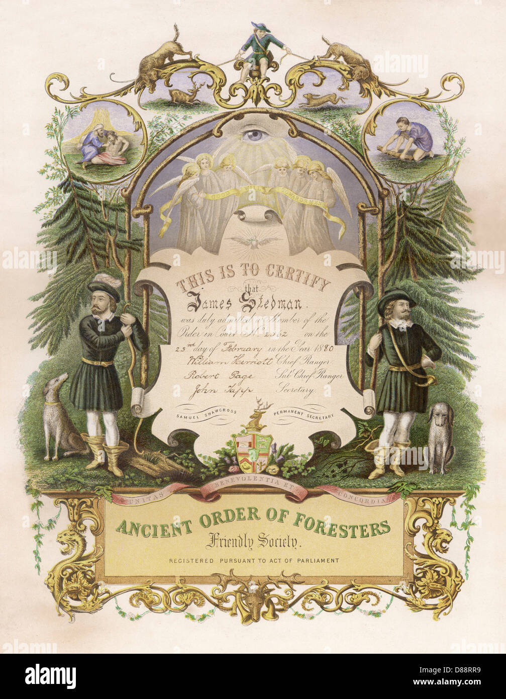 Order Of Foresters Stock Photo - Alamy