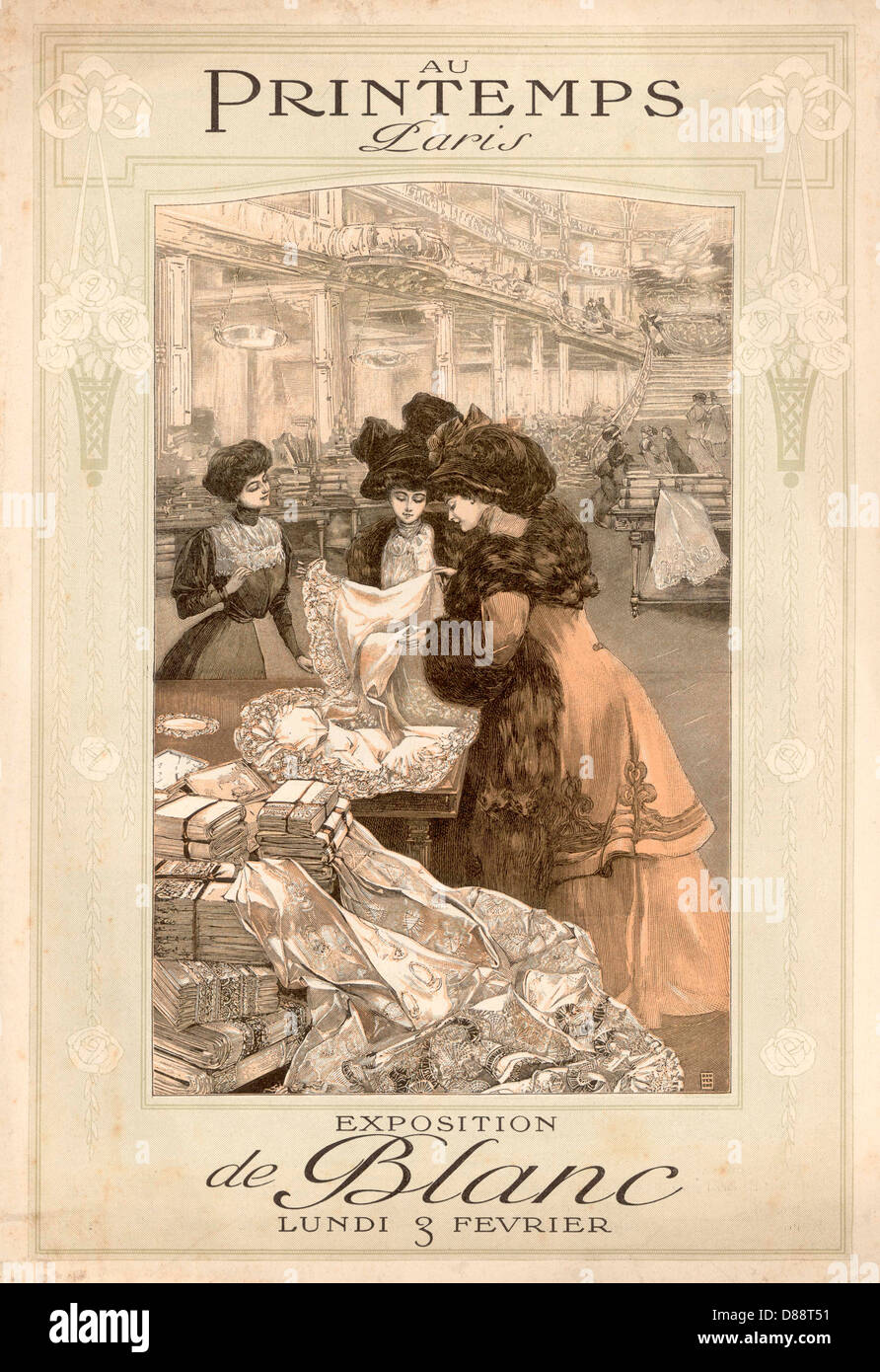 Au Printemps, Paris Stock Photo - Alamy