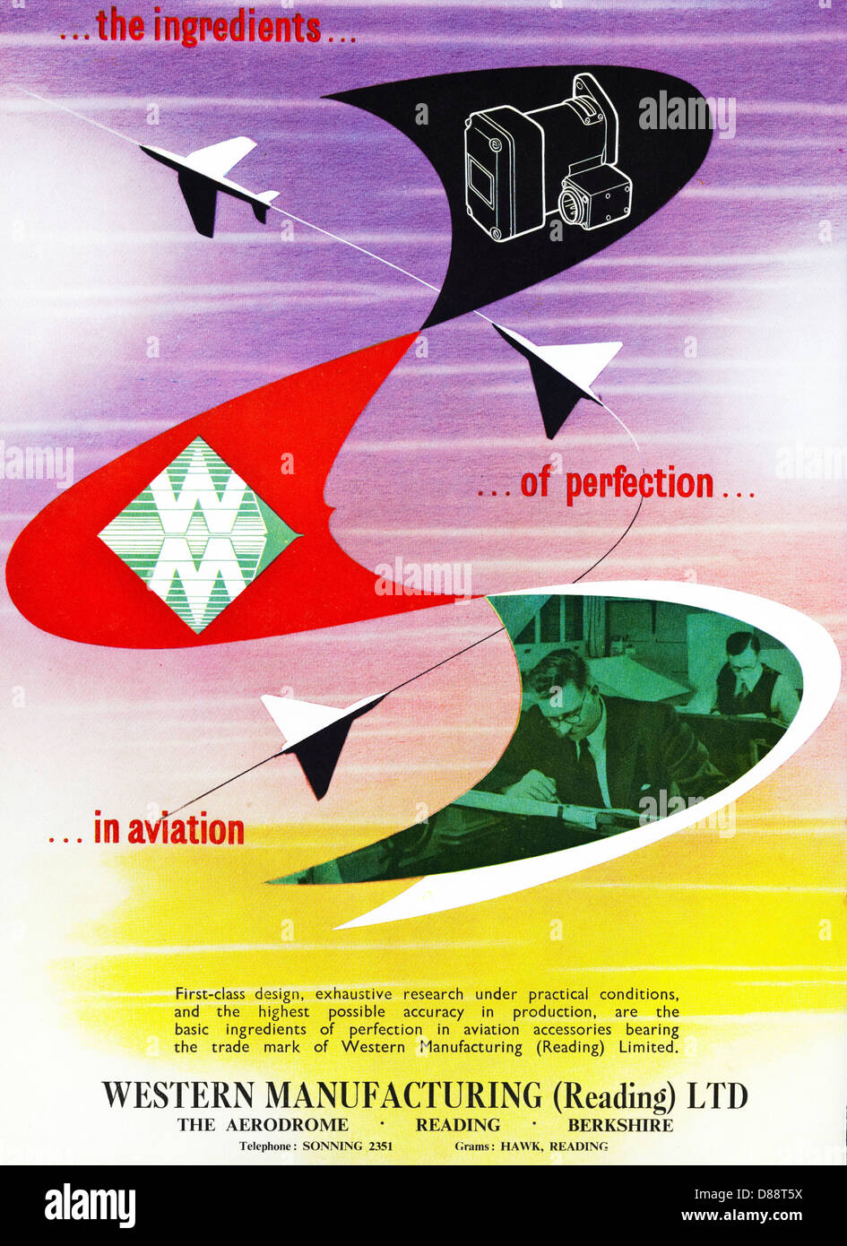 Advert for WESTERN MANUFACTURING aircraft advertisement in trade ...