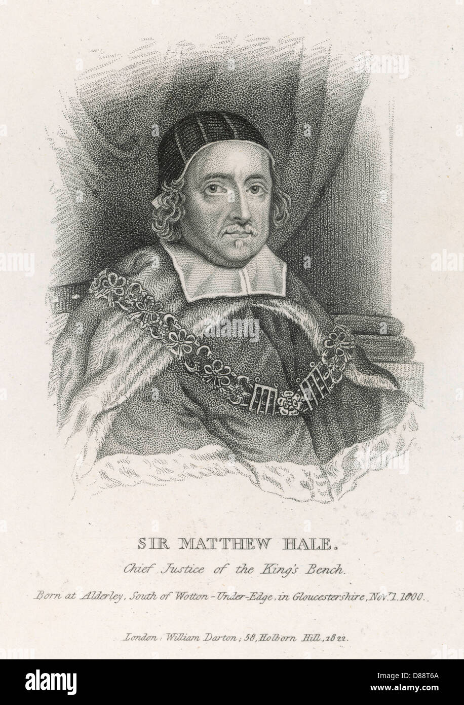 SIR MATTHEW HALE Stock Photo - Alamy
