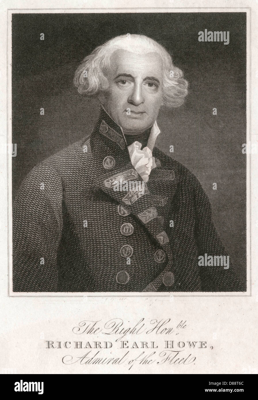 Richard, 1st Earl Howe Stock Photo - Alamy