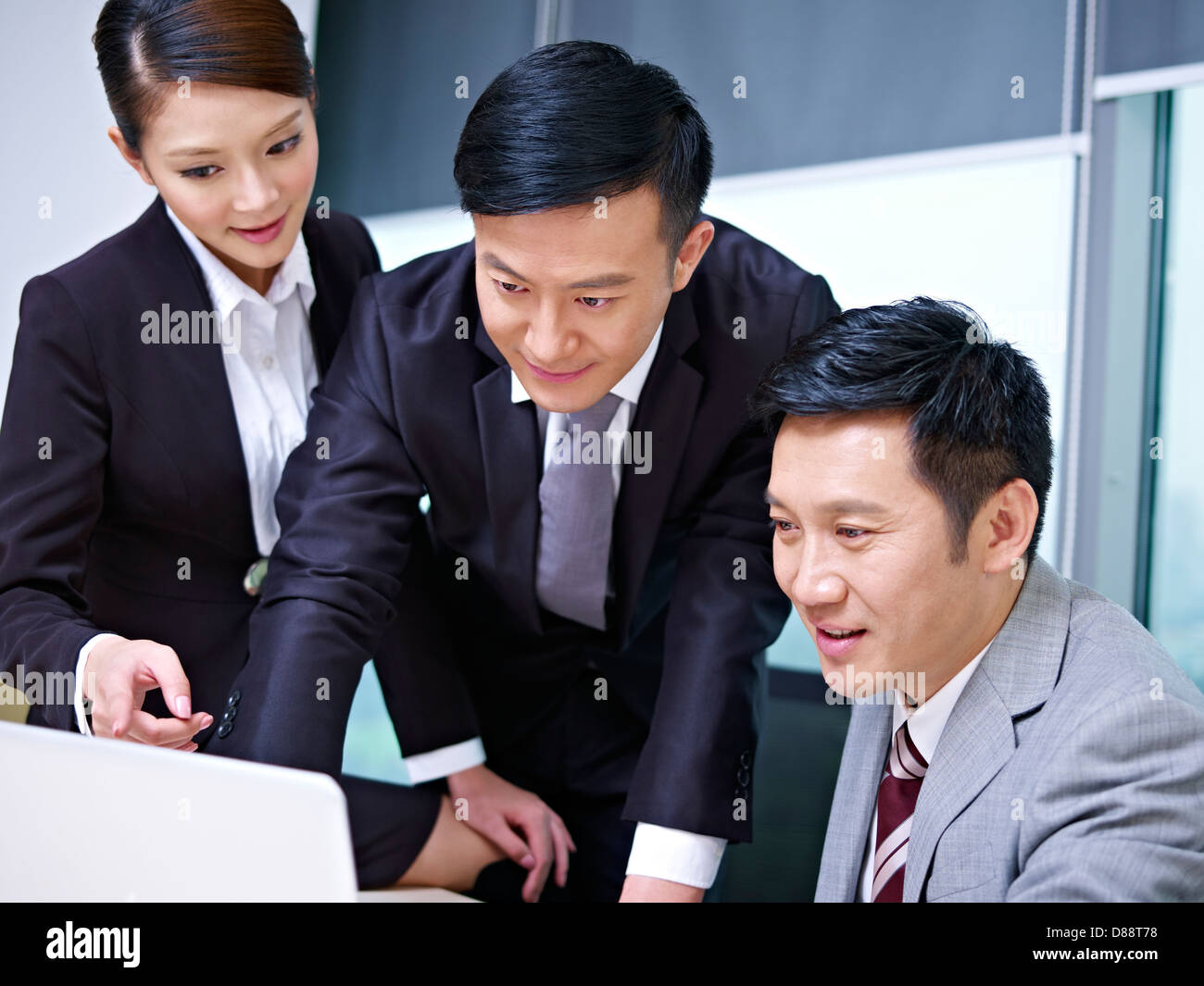 Asian Business Team Stock Photo - Alamy