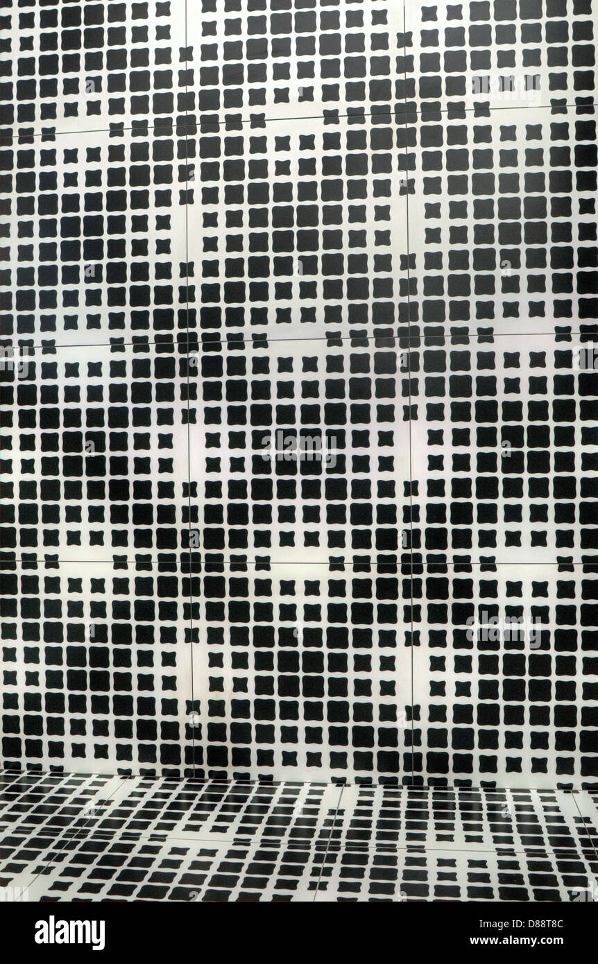 modern and artistic ceramic tile wall background Stock Photo - Alamy