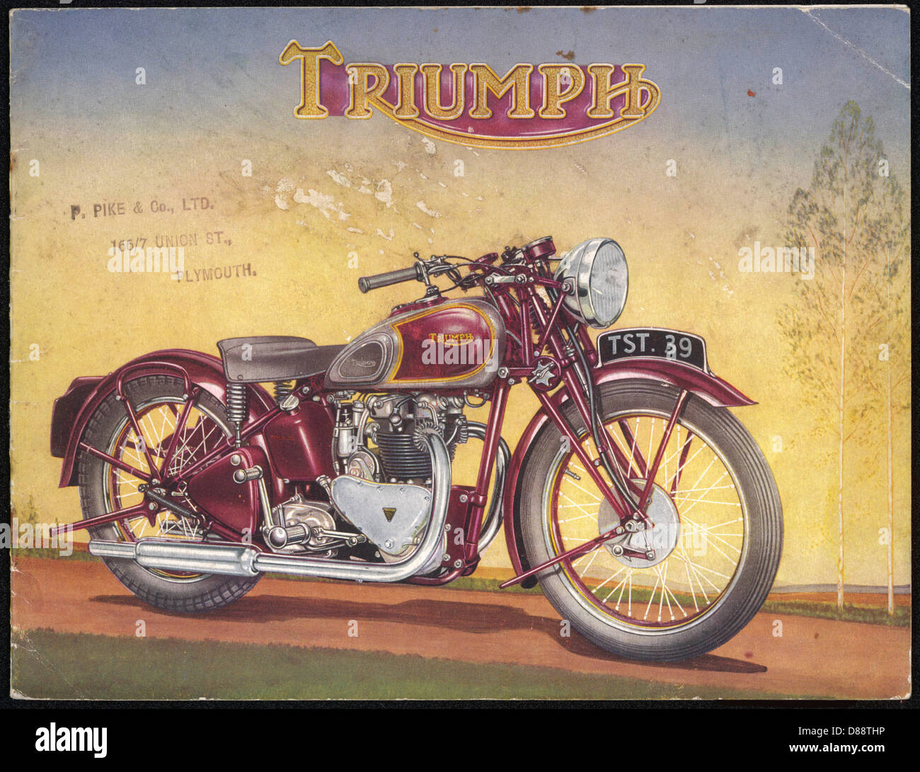 Twin triumph hi-res stock photography and images - Alamy