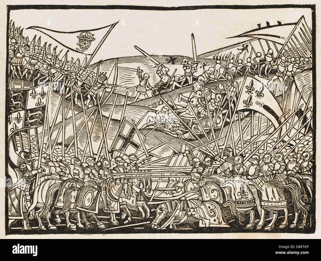 100 years war battle scene hi-res stock photography and images - Alamy