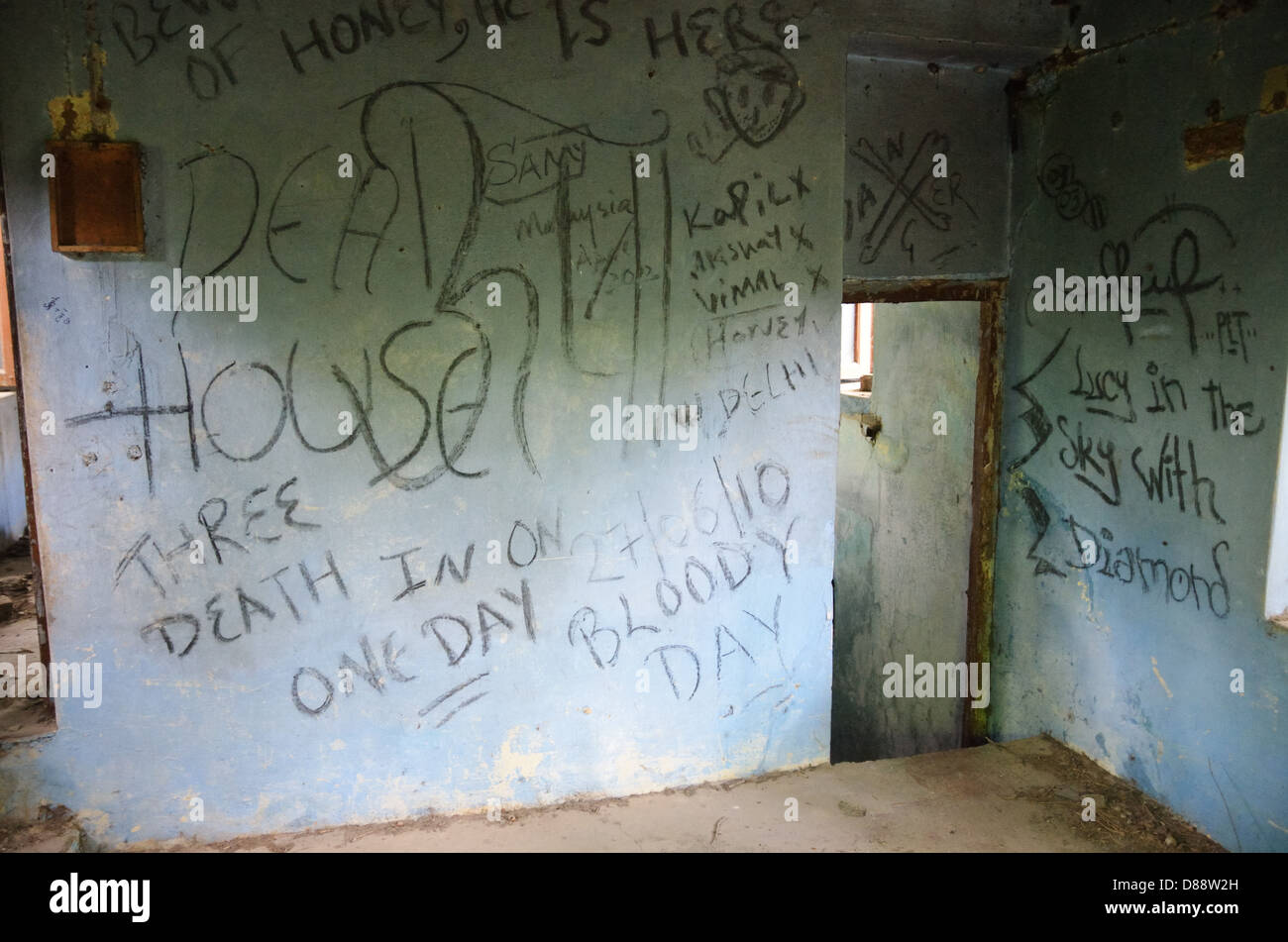 Beatles fans' graffiti (in George Harrison's room, supposedly ...