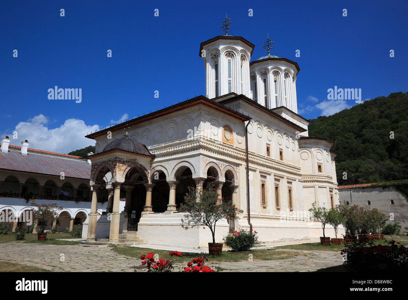 Monastery Horezu Hurezi stands, in the west of Wallachia, Romania, at ...