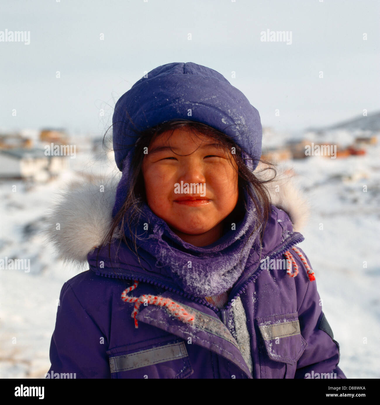 Iqaluit Nwt Canada Inuit Child Spring Formerly Frobisher Bay Stock ...