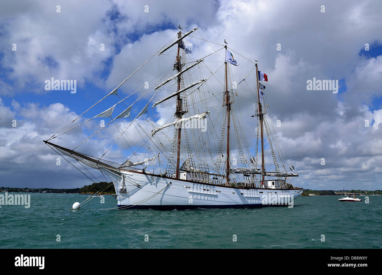 Marité : three-masted schooner, " Terre-neuvier " (1921), he practiced ...