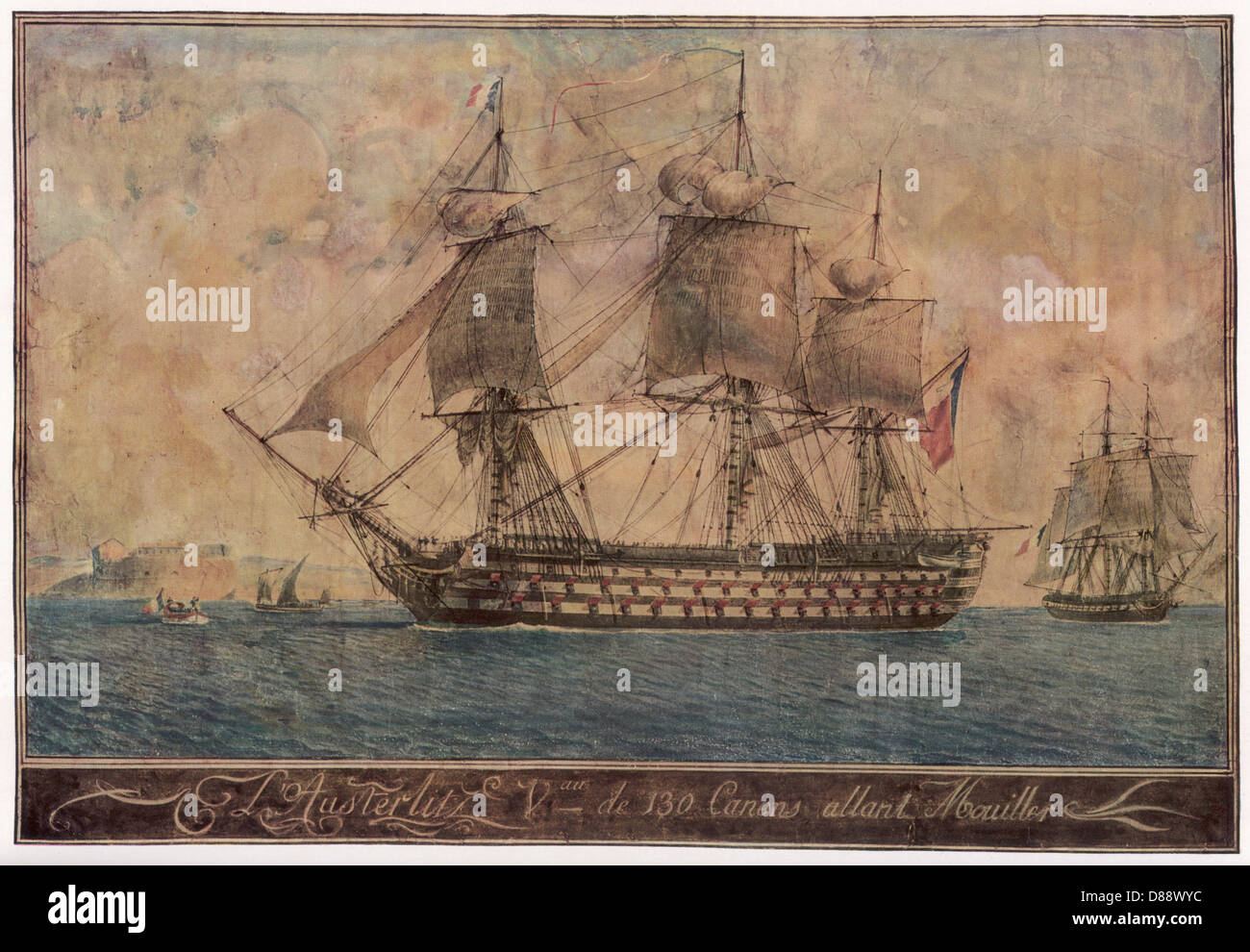 Sailing Ship Austerlitz Stock Photo - Alamy