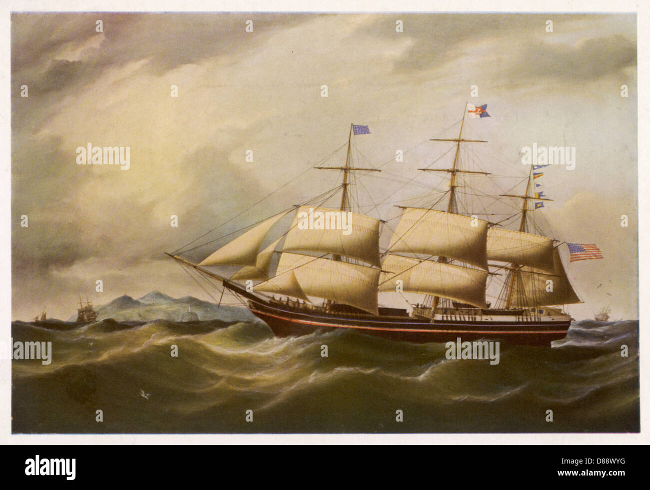 American clipper ship hi-res stock photography and images - Alamy