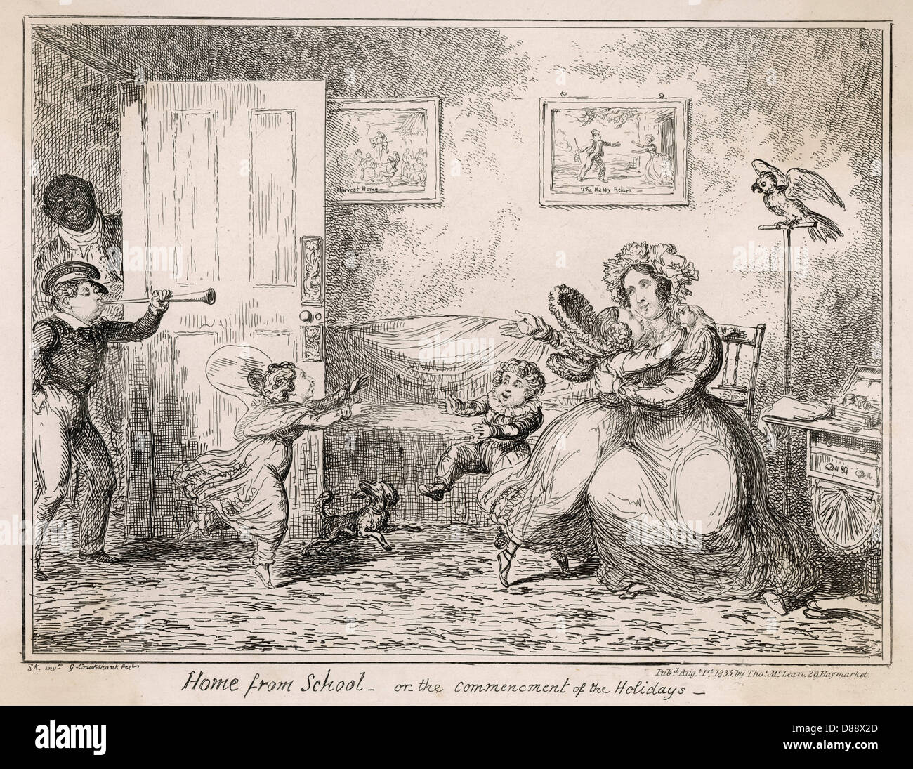 PUPILS HOME FROM SCHOOL Stock Photo - Alamy