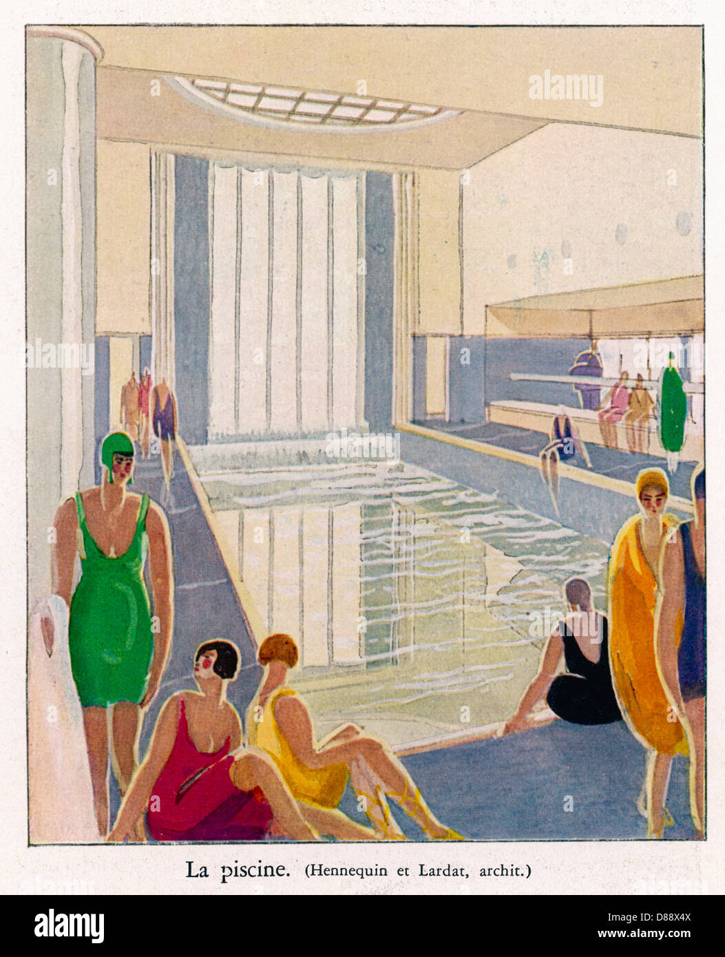 'ATLANTIQUE' SWIM POOL Stock Photo - Alamy