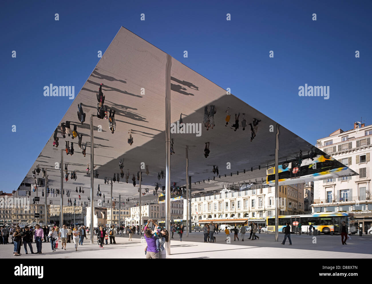Marseille Vieux Port Pavilion, Marseilles, France. Architect: Foster ...