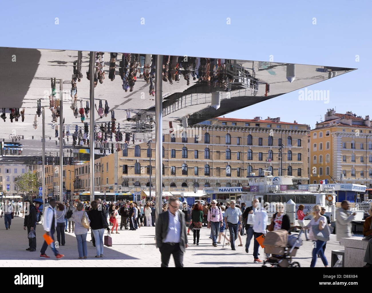 Marseille Vieux Port Pavilion, Marseilles, France. Architect: Foster ...