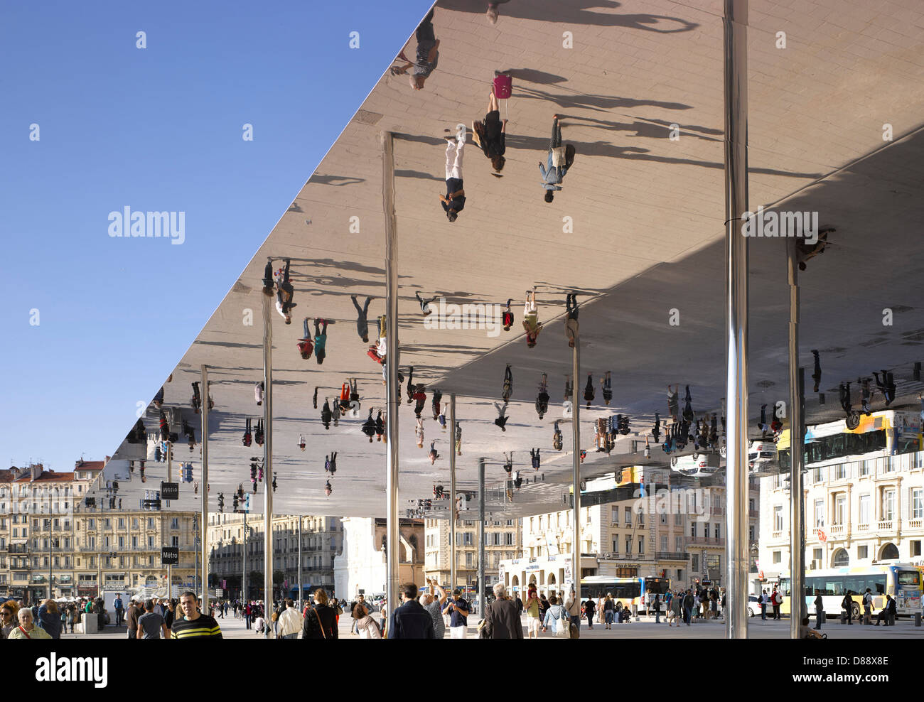 Marseille Vieux Port Pavilion, Marseilles, France. Architect: Foster ...