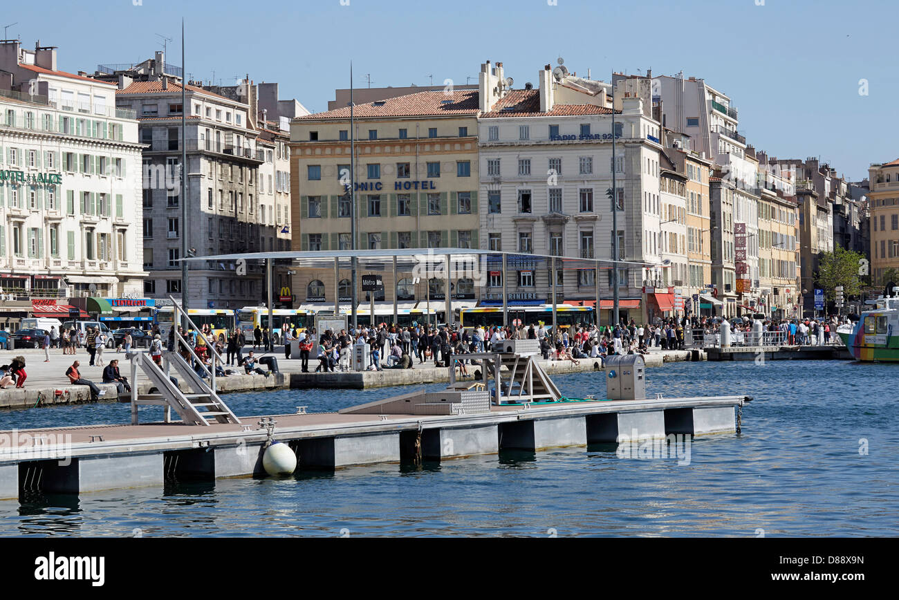 Marseille Vieux Port Pavilion, Marseilles, France. Architect: Foster ...